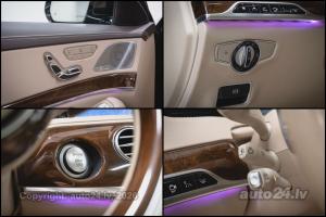 Black Mercedes-Benz S-Class 2016 in Tartu, with an engine capacity of 3.00 L and mileage of 129 thousand km for 35000 €, photo 28 on AUTOMOTO.COM.LV