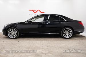 Black Mercedes-Benz S-Class 2016 in Tartu, with an engine capacity of 3.00 L and mileage of 129 thousand km for 35000 €, photo 29 on AUTOMOTO.COM.LV