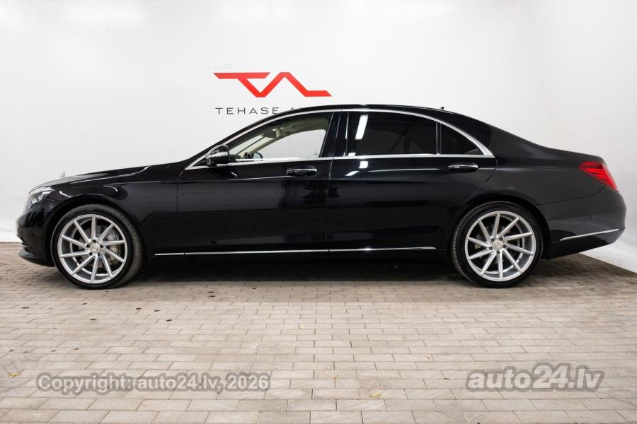 Black Mercedes-Benz S-Class 2016 in Tartu, with an engine capacity of 3.00 L and mileage of 129 thousand km for 35000 €, photo 29 on AUTOMOTO.COM.LV