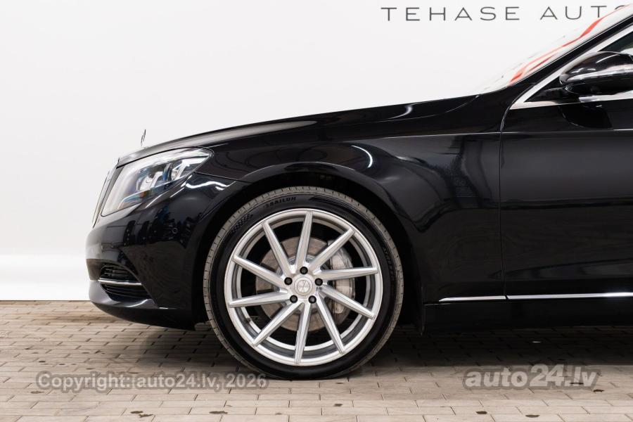 Black Mercedes-Benz S-Class 2016 in Tartu, with an engine capacity of 3.00 L and mileage of 129 thousand km for 35000 €, photo 30 on AUTOMOTO.COM.LV