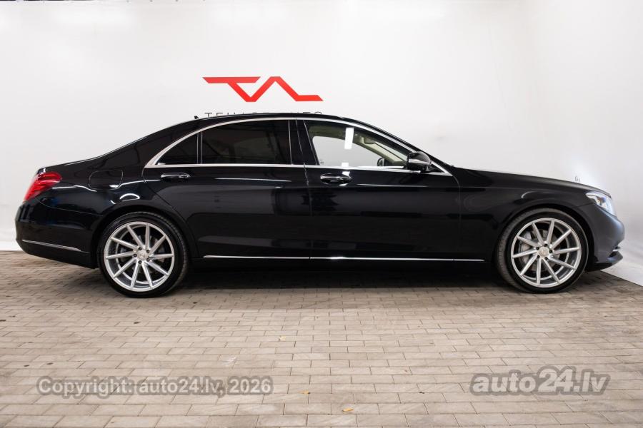 Black Mercedes-Benz S-Class 2016 in Tartu, with an engine capacity of 3.00 L and mileage of 129 thousand km for 35000 €, photo 31 on AUTOMOTO.COM.LV