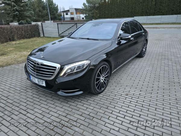 Melns Mercedes-Benz S-Class 2017 Tallina, ar dzinēja tilpumu 4.70 L un nobraukumu 75 tūkst. km par 44900 €, foto  vietnē AUTOMOTO.COM.LV
