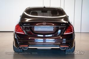 Black Mercedes-Benz S-Class 2017 in Tallinn, with an engine capacity of 4.00 L and mileage of 50 thousand km for 67731 €, photo 4 on AUTOMOTO.COM.LV