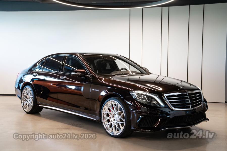 Black Mercedes-Benz S-Class 2017 in Tallinn, with an engine capacity of 4.00 L and mileage of 50 thousand km for 67731 €, photo 9 on AUTOMOTO.COM.LV
