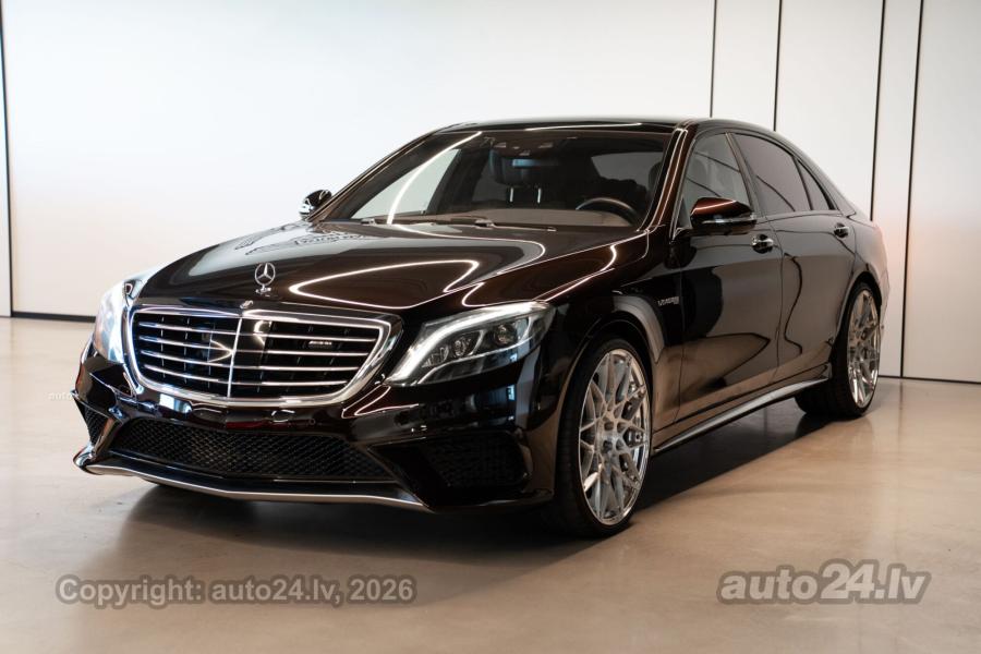 Black Mercedes-Benz S-Class 2017 in Tallinn, with an engine capacity of 4.00 L and mileage of 50 thousand km for 67731 €, photo 12 on AUTOMOTO.COM.LV