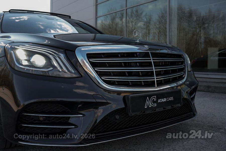 Black Mercedes-Benz S-Class 2017 in Tallinn, with an engine capacity of 3.00 L and mileage of 150 thousand km for 46900 €, photo 1 on AUTOMOTO.COM.LV