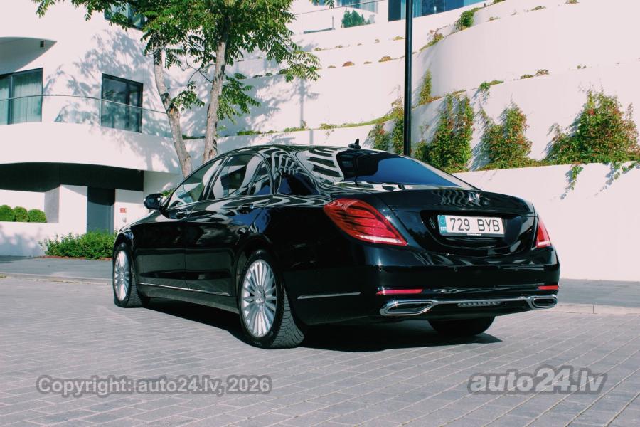 Black Mercedes-Benz S-Class 2017 in Tallinn, with an engine capacity of 3.00 L and mileage of 130 thousand km for 40920 €, photo 3 on AUTOMOTO.COM.LV