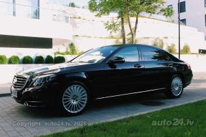 Black Mercedes-Benz S-Class 2017 in Tallinn, with an engine capacity of 3.00 L and mileage of 130 thousand km for 40920 €, photo 4 on AUTOMOTO.COM.LV