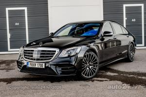 Black Mercedes-Benz S-Class 2017 in Parnu, with an engine capacity of 4.00 L and mileage of 161 thousand km for 43999 €, photo  on AUTOMOTO.COM.LV