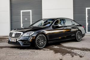 Black Mercedes-Benz S-Class 2017 in Parnu, with an engine capacity of 4.00 L and mileage of 161 thousand km for 43999 €, photo 4 on AUTOMOTO.COM.LV