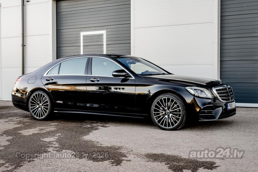 Black Mercedes-Benz S-Class 2017 in Parnu, with an engine capacity of 4.00 L and mileage of 161 thousand km for 43999 €, photo 5 on AUTOMOTO.COM.LV