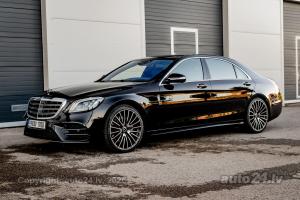 Black Mercedes-Benz S-Class 2017 in Parnu, with an engine capacity of 4.00 L and mileage of 161 thousand km for 43999 €, photo 9 on AUTOMOTO.COM.LV
