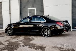 Black Mercedes-Benz S-Class 2017 in Parnu, with an engine capacity of 4.00 L and mileage of 161 thousand km for 43999 €, photo 10 on AUTOMOTO.COM.LV