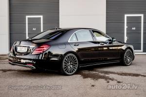 Black Mercedes-Benz S-Class 2017 in Parnu, with an engine capacity of 4.00 L and mileage of 161 thousand km for 43999 €, photo 11 on AUTOMOTO.COM.LV