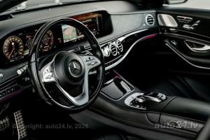 Black Mercedes-Benz S-Class 2017 in Parnu, with an engine capacity of 4.00 L and mileage of 161 thousand km for 43999 €, photo 13 on AUTOMOTO.COM.LV