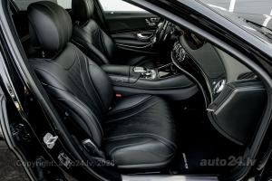 Black Mercedes-Benz S-Class 2017 in Parnu, with an engine capacity of 4.00 L and mileage of 161 thousand km for 43999 €, photo 15 on AUTOMOTO.COM.LV