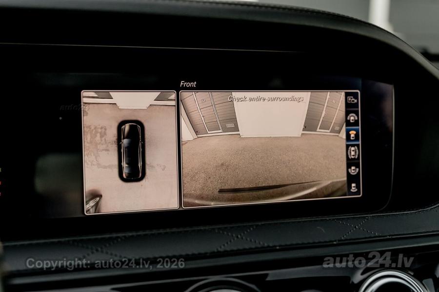 Black Mercedes-Benz S-Class 2017 in Parnu, with an engine capacity of 4.00 L and mileage of 161 thousand km for 43999 €, photo 29 on AUTOMOTO.COM.LV