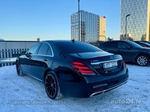 Black Mercedes-Benz S-Class 2018 in Tallinn, with an engine capacity of 2.90 L and mileage of 85 thousand km for 46990 €, photo 6 on AUTOMOTO.COM.LV