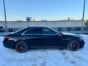 Black Mercedes-Benz S-Class 2018 in Tallinn, with an engine capacity of 2.90 L and mileage of 85 thousand km for 46990 €, photo 4 on AUTOMOTO.COM.LV