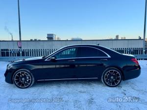 Black Mercedes-Benz S-Class 2018 in Tallinn, with an engine capacity of 2.90 L and mileage of 85 thousand km for 46990 €, photo 5 on AUTOMOTO.COM.LV