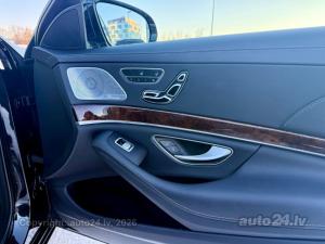 Black Mercedes-Benz S-Class 2018 in Tallinn, with an engine capacity of 2.90 L and mileage of 85 thousand km for 46990 €, photo 14 on AUTOMOTO.COM.LV