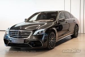 Black Mercedes-Benz S-Class 2018 in Tallinn, with an engine capacity of 4.00 L and mileage of 63 thousand km for 80000 €, photo 13 on AUTOMOTO.COM.LV