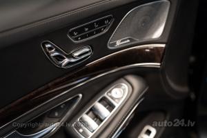 Black Mercedes-Benz S-Class 2018 in Tallinn, with an engine capacity of 4.00 L and mileage of 63 thousand km for 80000 €, photo 18 on AUTOMOTO.COM.LV