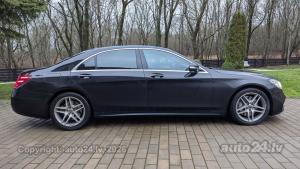Black Mercedes-Benz S-Class 2018 in Tallinn, with an engine capacity of 3.00 L and mileage of 187 thousand km for 48999 €, photo 1 on AUTOMOTO.COM.LV