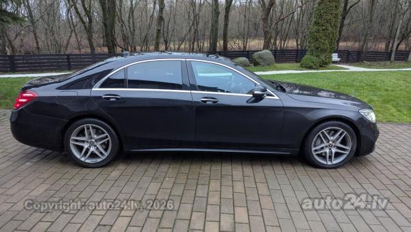 Black Mercedes-Benz S-Class 2018 in Tallinn, with an engine capacity of 3.00 L and mileage of 187 thousand km for 48999 €, photo 2 on AUTOMOTO.COM.LV