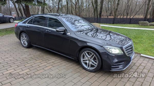 Black Mercedes-Benz S-Class 2018 in Tallinn, with an engine capacity of 3.00 L and mileage of 187 thousand km for 48999 €, photo 3 on AUTOMOTO.COM.LV