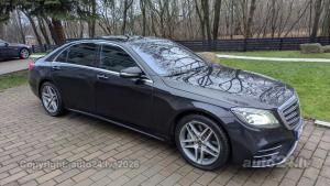 Black Mercedes-Benz S-Class 2018 in Tallinn, with an engine capacity of 3.00 L and mileage of 187 thousand km for 48999 €, photo 7 on AUTOMOTO.COM.LV