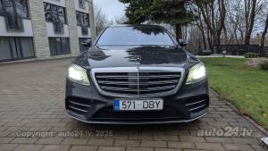 Black Mercedes-Benz S-Class 2018 in Tallinn, with an engine capacity of 3.00 L and mileage of 187 thousand km for 48999 €, photo 10 on AUTOMOTO.COM.LV