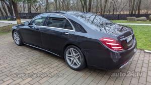 Black Mercedes-Benz S-Class 2018 in Tallinn, with an engine capacity of 3.00 L and mileage of 187 thousand km for 48999 €, photo 13 on AUTOMOTO.COM.LV