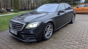 Black Mercedes-Benz S-Class 2018 in Tallinn, with an engine capacity of 3.00 L and mileage of 187 thousand km for 48999 €, photo 16 on AUTOMOTO.COM.LV