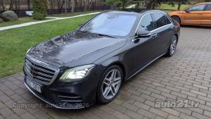 Black Mercedes-Benz S-Class 2018 in Tallinn, with an engine capacity of 3.00 L and mileage of 187 thousand km for 48999 €, photo 17 on AUTOMOTO.COM.LV