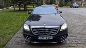 Black Mercedes-Benz S-Class 2018 in Tallinn, with an engine capacity of 3.00 L and mileage of 187 thousand km for 48999 €, photo 19 on AUTOMOTO.COM.LV