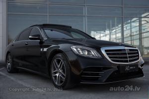 Black Mercedes-Benz S-Class 2019 in Tallinn, with an engine capacity of 2.90 L and mileage of 149 thousand km for 49500 €, photo  on AUTOMOTO.COM.LV