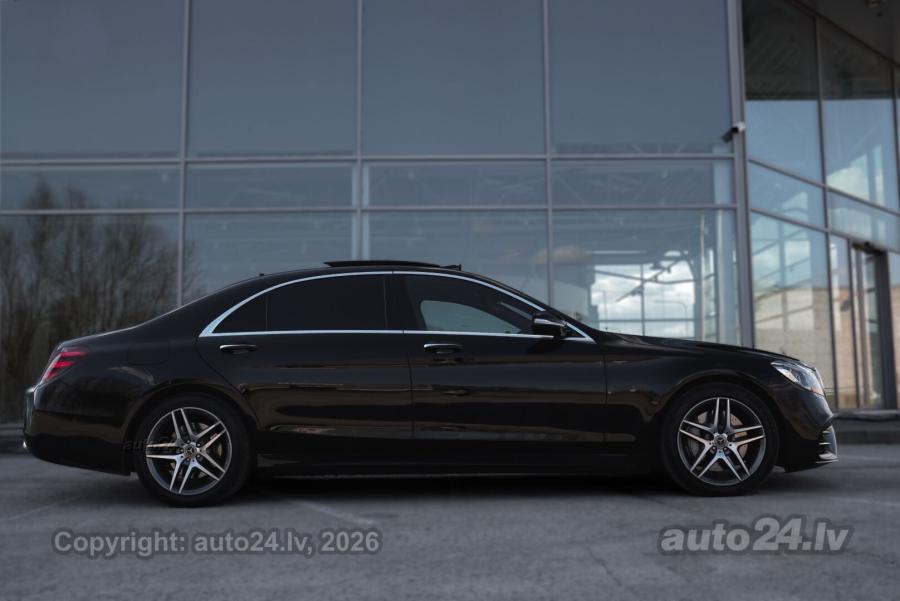 Black Mercedes-Benz S-Class 2019 in Tallinn, with an engine capacity of 2.90 L and mileage of 149 thousand km for 49500 €, photo 3 on AUTOMOTO.COM.LV