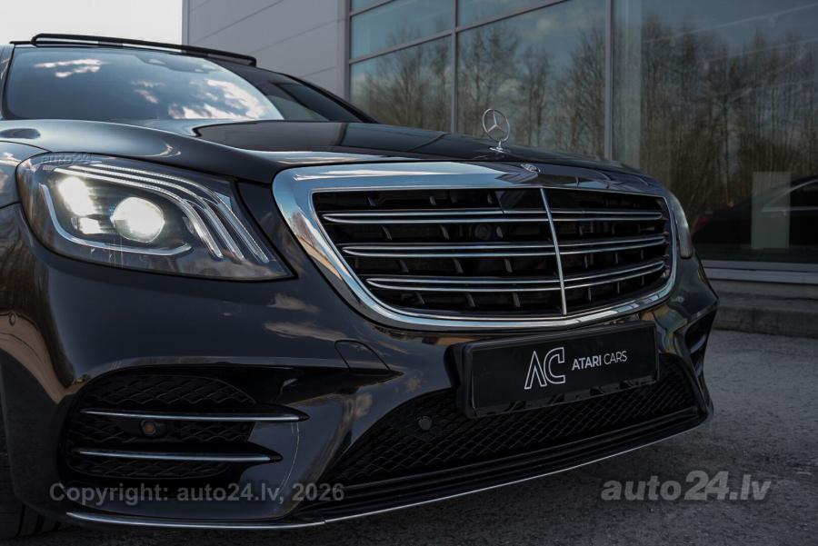 Black Mercedes-Benz S-Class 2019 in Tallinn, with an engine capacity of 2.90 L and mileage of 149 thousand km for 49500 €, photo 4 on AUTOMOTO.COM.LV