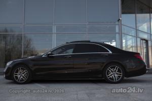 Black Mercedes-Benz S-Class 2019 in Tallinn, with an engine capacity of 2.90 L and mileage of 149 thousand km for 49500 €, photo 5 on AUTOMOTO.COM.LV