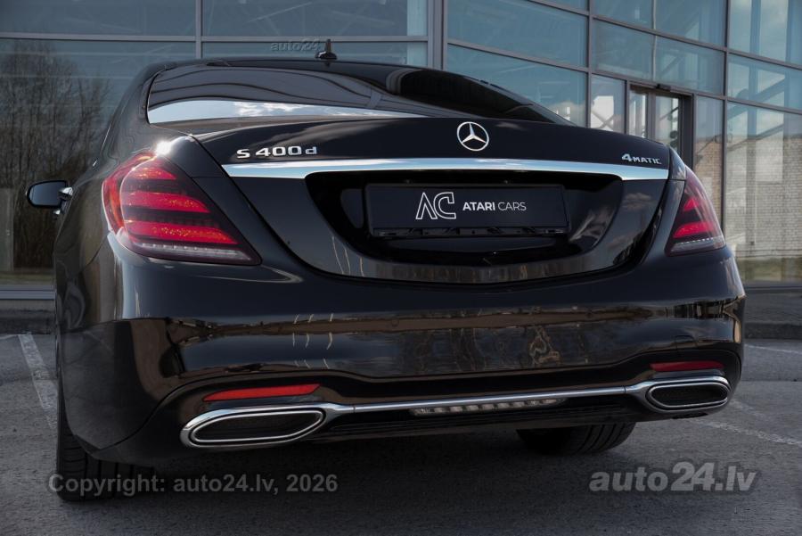 Black Mercedes-Benz S-Class 2019 in Tallinn, with an engine capacity of 2.90 L and mileage of 149 thousand km for 49500 €, photo 13 on AUTOMOTO.COM.LV