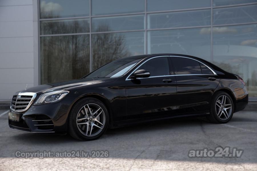 Black Mercedes-Benz S-Class 2019 in Tallinn, with an engine capacity of 2.90 L and mileage of 149 thousand km for 49500 €, photo 15 on AUTOMOTO.COM.LV