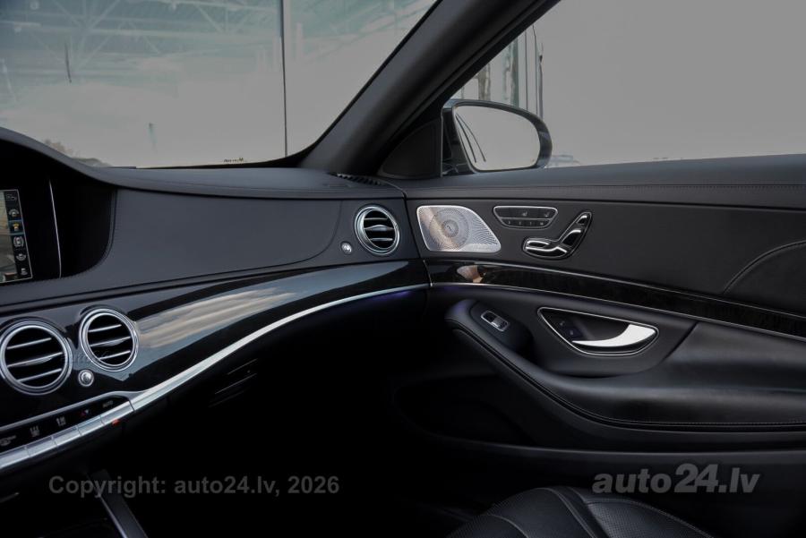 Black Mercedes-Benz S-Class 2019 in Tallinn, with an engine capacity of 2.90 L and mileage of 149 thousand km for 49500 €, photo 24 on AUTOMOTO.COM.LV