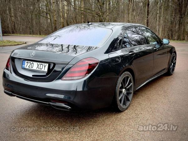 Black Mercedes-Benz S-Class 2020 in Tallinn, with an engine capacity of 2.90 L and mileage of 151 thousand km for 48000 €, photo 2 on AUTOMOTO.COM.LV