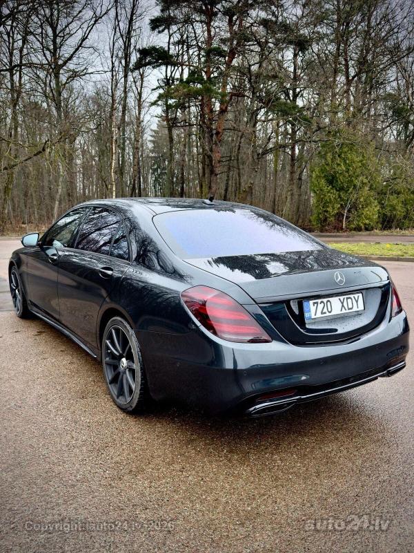 Black Mercedes-Benz S-Class 2020 in Tallinn, with an engine capacity of 2.90 L and mileage of 151 thousand km for 48000 €, photo 3 on AUTOMOTO.COM.LV