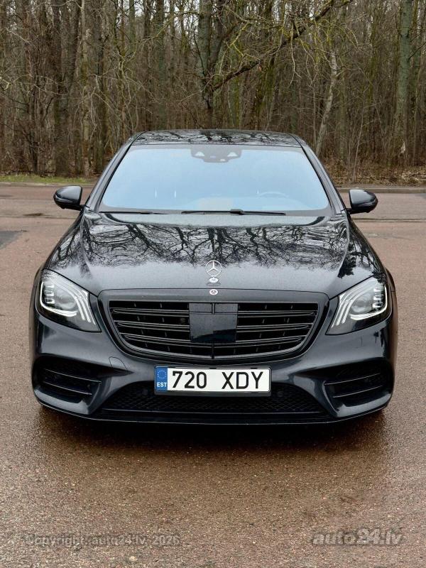 Black Mercedes-Benz S-Class 2020 in Tallinn, with an engine capacity of 2.90 L and mileage of 151 thousand km for 48000 €, photo 4 on AUTOMOTO.COM.LV