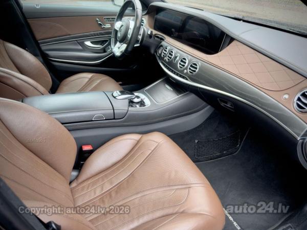 Black Mercedes-Benz S-Class 2020 in Tallinn, with an engine capacity of 2.90 L and mileage of 151 thousand km for 48000 €, photo 7 on AUTOMOTO.COM.LV