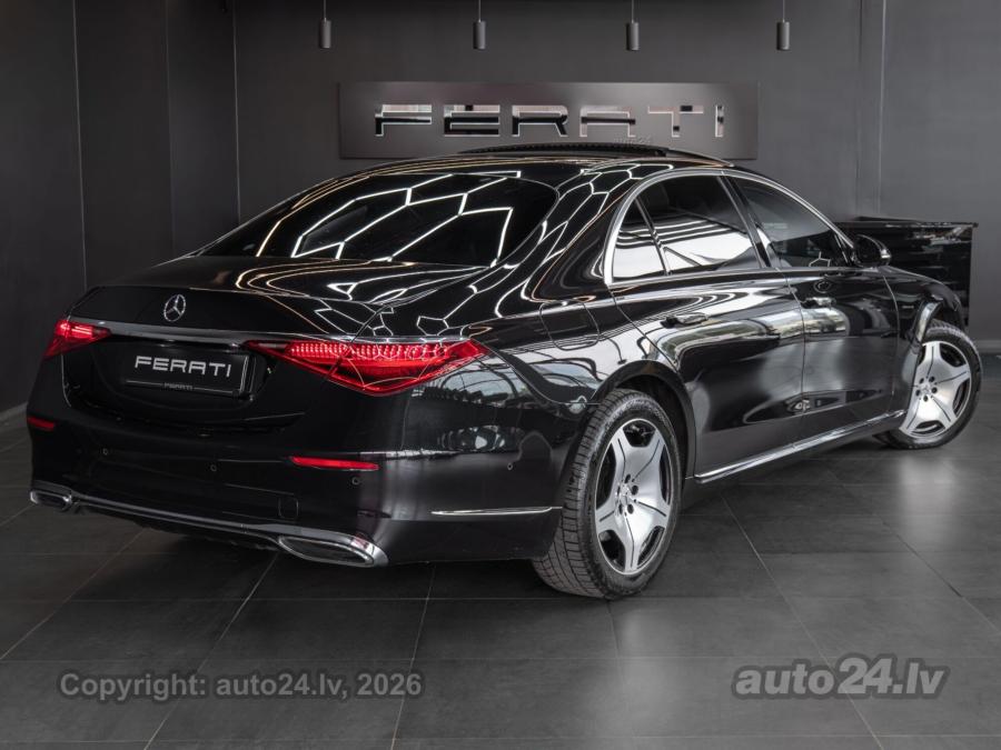 Black Mercedes-Benz S-Class 2020 in Tallinn, with an engine capacity of 3.00 L and mileage of 93 thousand km for 74900 €, photo 3 on AUTOMOTO.COM.LV