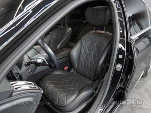 Black Mercedes-Benz S-Class 2020 in Tallinn, with an engine capacity of 3.00 L and mileage of 93 thousand km for 74900 €, photo 7 on AUTOMOTO.COM.LV