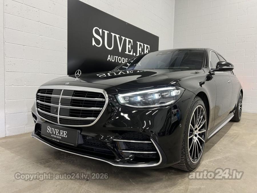 Melns Mercedes-Benz S-Class 2021 Tallina, ar dzinēja tilpumu 3.00 L un nobraukumu 133 tūkst. km par 79995 €, foto 2 vietnē AUTOMOTO.COM.LV